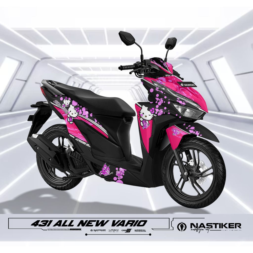 Jual decal kit all new vario 125/150 - stiker decal vario pink ...