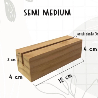 Jual Kayu Standing Kayu Akrilik Standing Standing Akrilik Custom ...