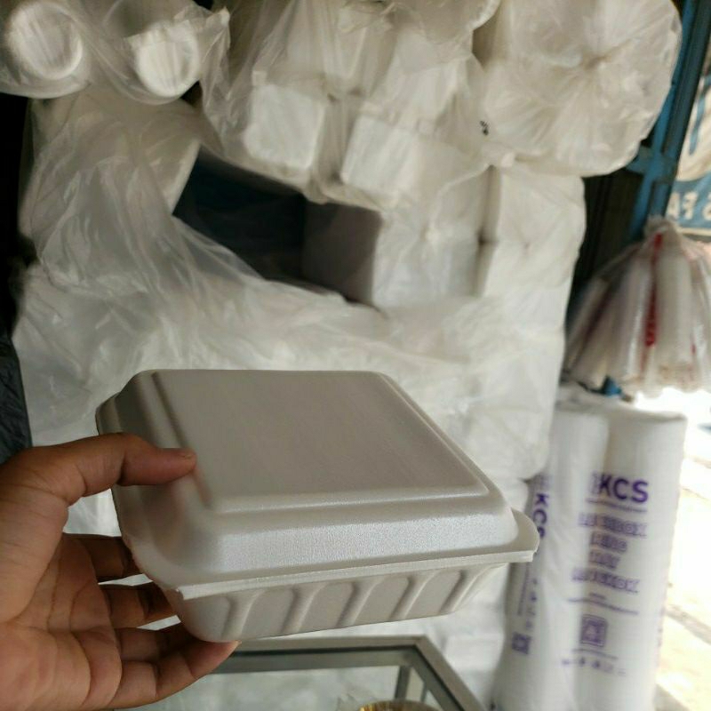 Jual Styrofoam Nasi Kotak / Sterofom Nasi Kotak / Foam Nasi Kotak Merk ...