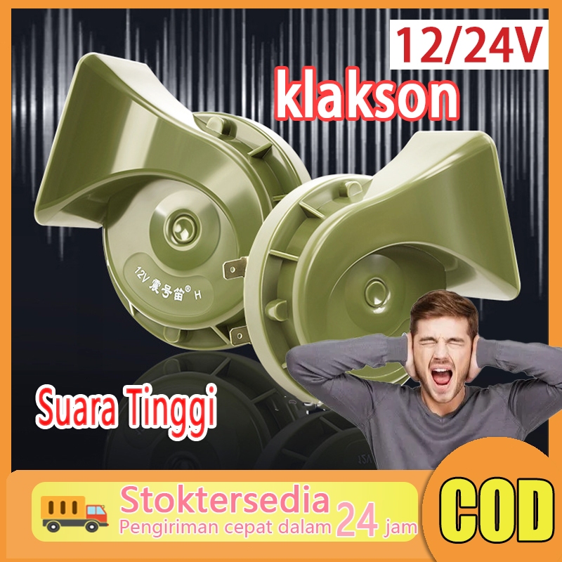 Jual Paket klakson mobil modifikasi 12/24V, Anti Air, Klakson Keong ...