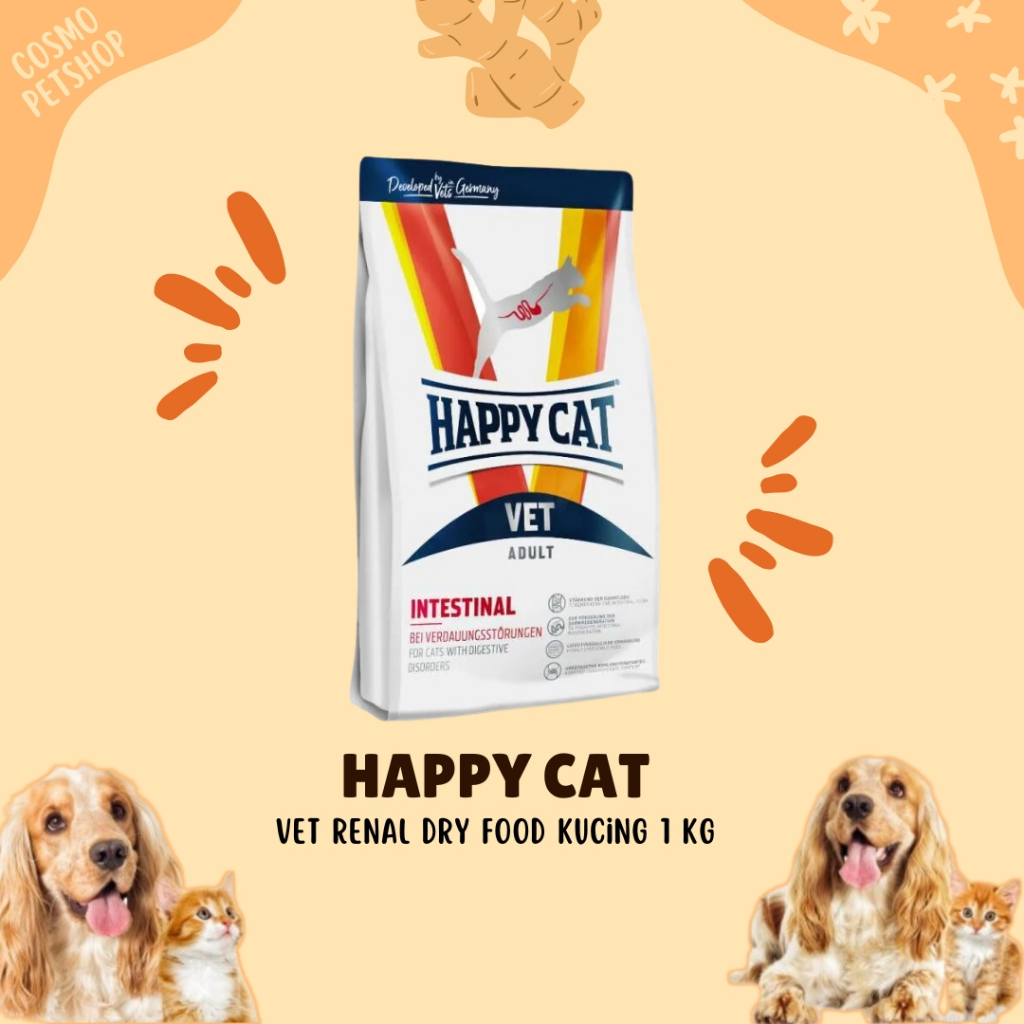 Jual Happy Cat INTESTINAL Khusus Pencernaan Kucing Dry Food 1 kg ...