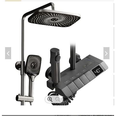 Jual Shower Head Constant Temperature Shower Set Gray Piano Keys All ...