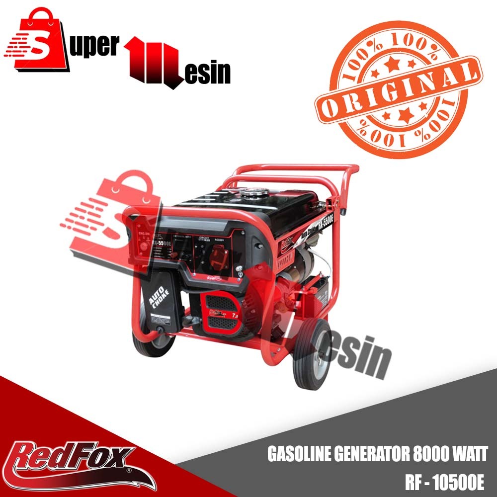 Jual GASOLINE GENERATOR / MESIN GENSET 8000 WATT RX-10500E | Shopee ...