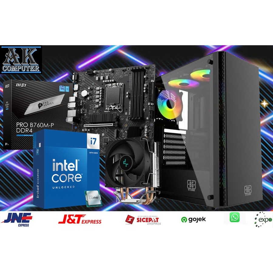 Jual [OFFICE PC RAKITAN] INTEL GEN 14 CORE i7 14700K + RAM 16Gb + SSD 512Gb | Shopee Indonesia