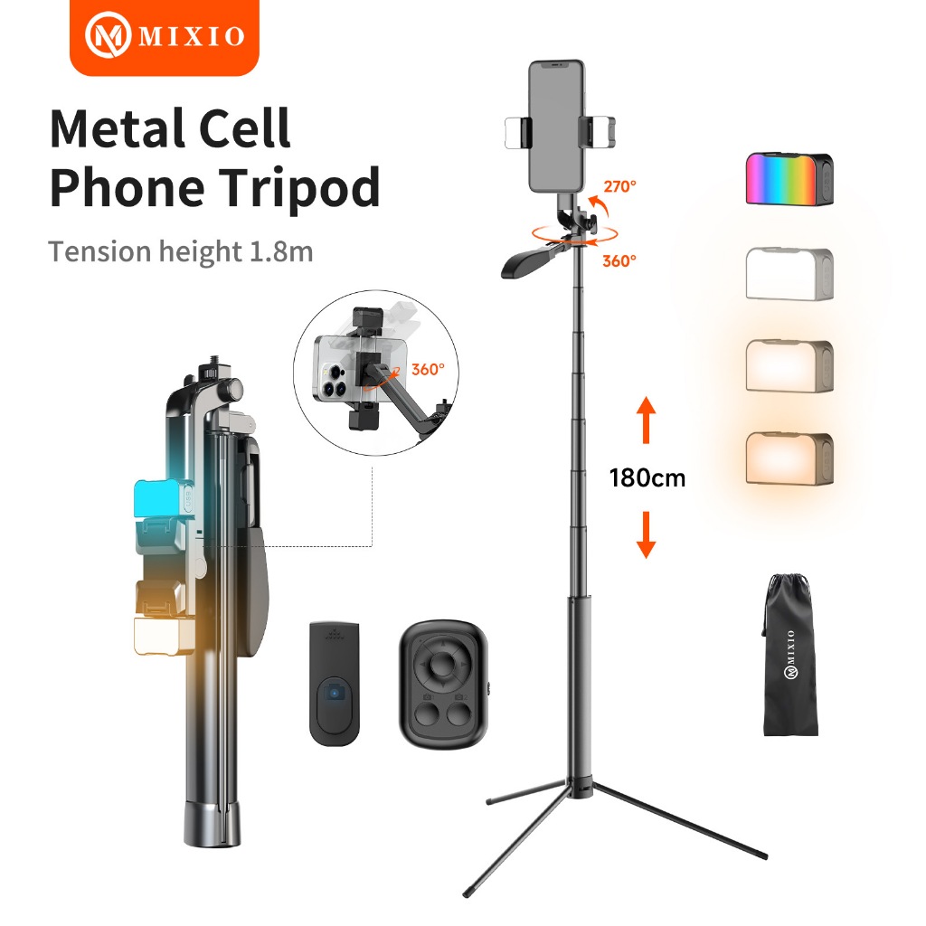 Jual Mixio A21s Tongsis 1 8m Bluetooth Selfie Stick Tablet Tripod