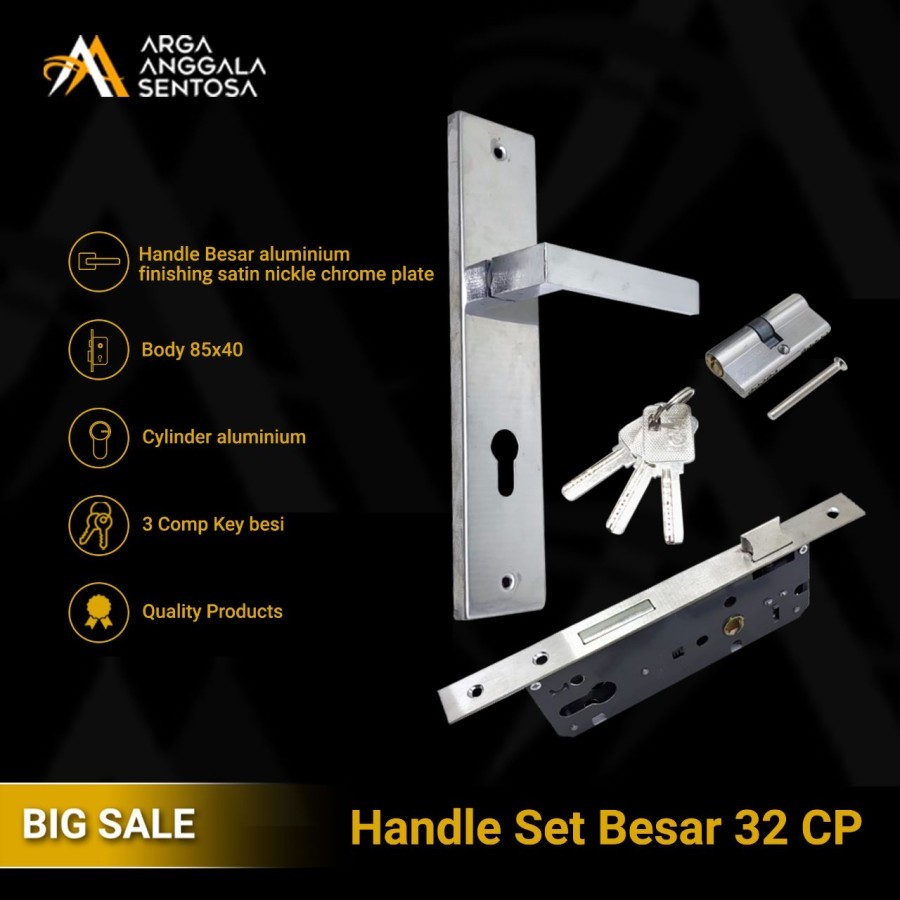 Jual Handle pintu besar / kunci pintu besar / Gagang pintu besar ...