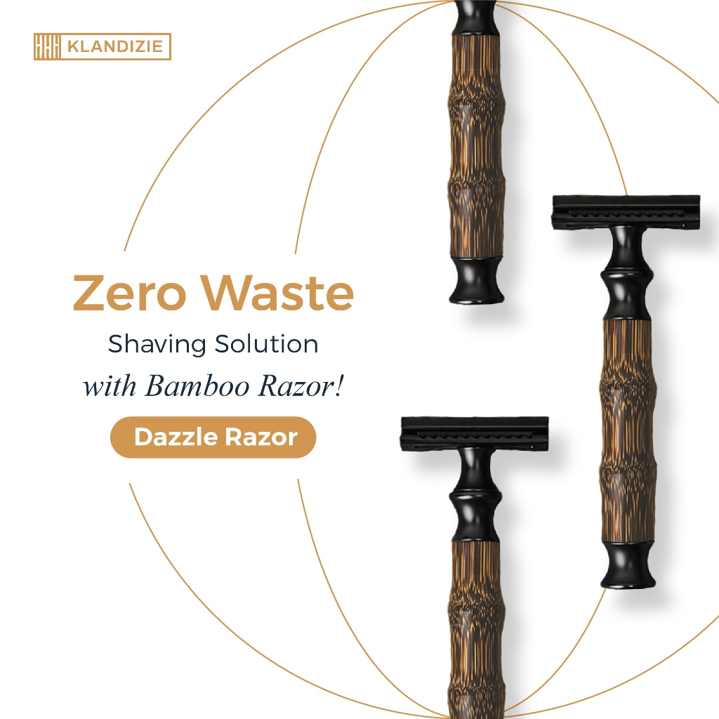 Jual Klandizie Dazzle Razor | Pisau Cukur Eco-Friendly | Bamboo Safety ...