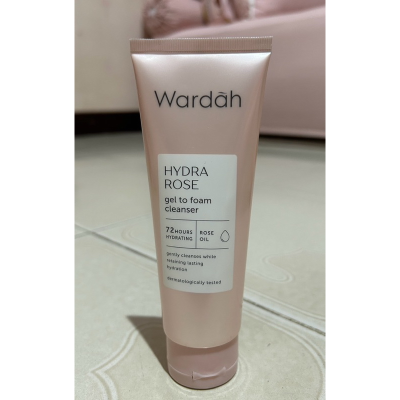 Jual Wardah Hydra Rose Gel to Foam Cleanser 100 ml - Facial Wash dengan ...