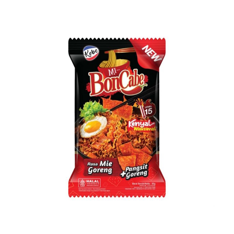 Jual Kobe Mi BonCabe Goreng Level 15 95gr | Shopee Indonesia