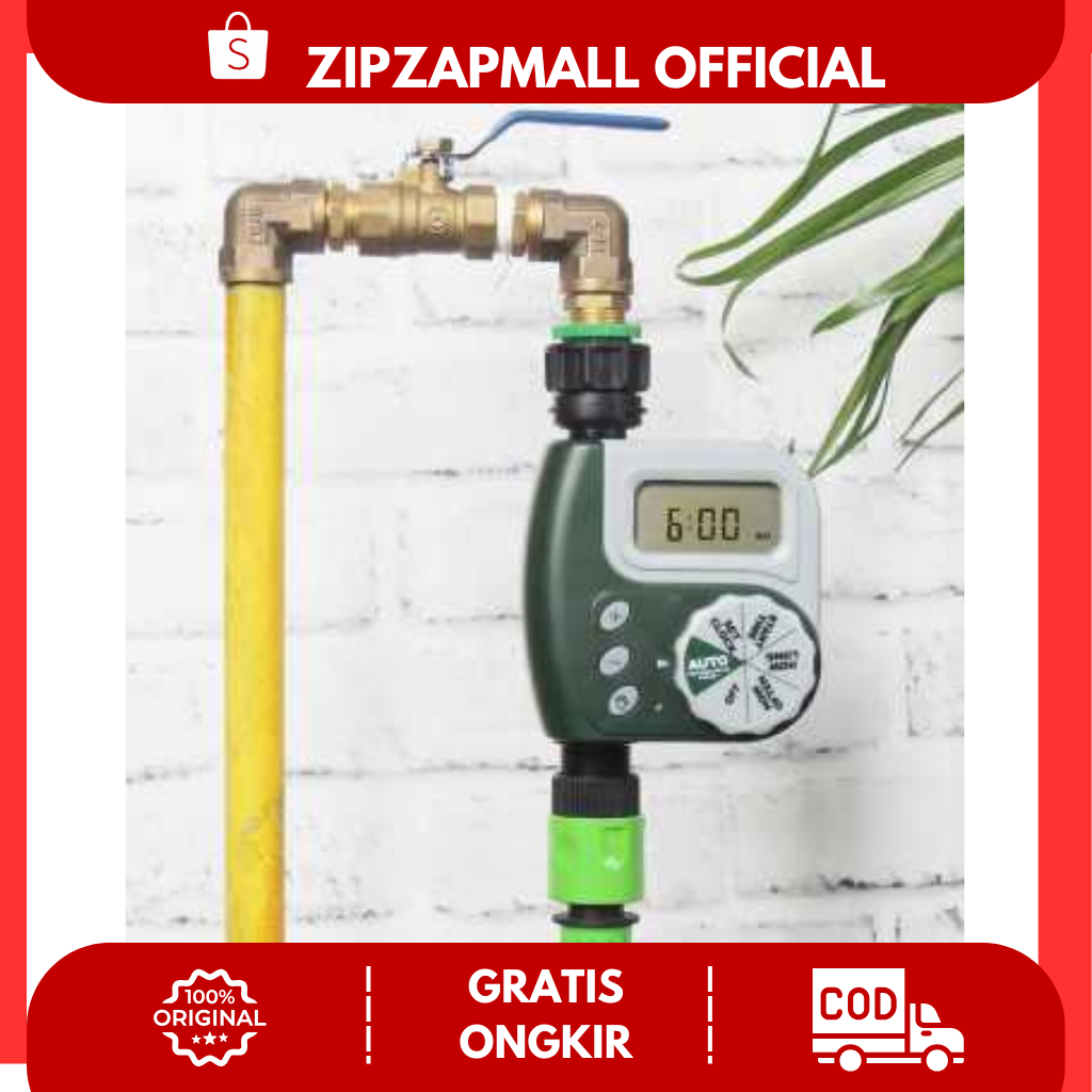 Jual Digital Timer Keran Air Taman Otomatis Programmable Garden ...