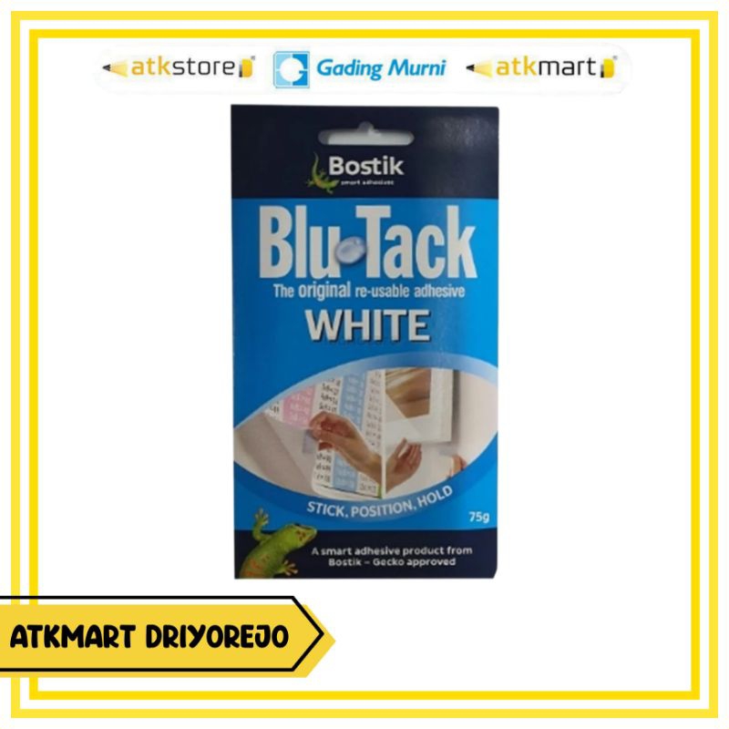 Jual BOSTIK BLU TACK REUSABLE ADHESIVE WHITE 75G | Shopee Indonesia