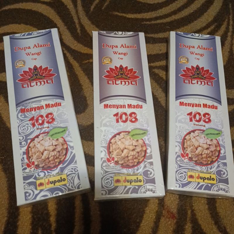 Jual dupa 108 batang menyan madu super merk ATMA | Shopee Indonesia