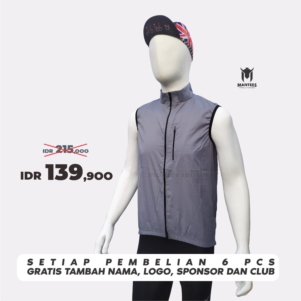Jual VEST CYCLING - ROMPI SEPEDA SLIMFIT | Shopee Indonesia