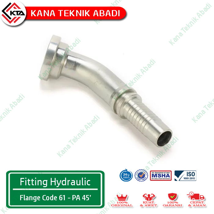 Jual Fitting Hydraulic PA 45' Flange Code 61 Flange 3000psi Hidrolik ...