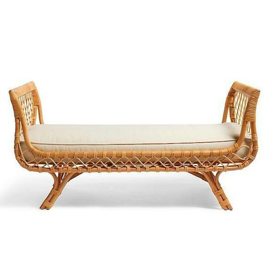 Jual [ SIPALING AESTHETIC ] Sofa Rotan Bench Aesthetic Vienna / Sofa ...
