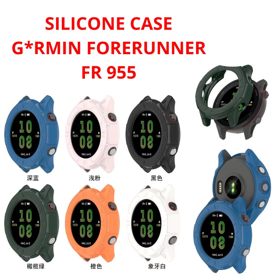 Jual Silicon Case Garmin FR 955 Pelindung Cover Casing Semi Hard Case ...