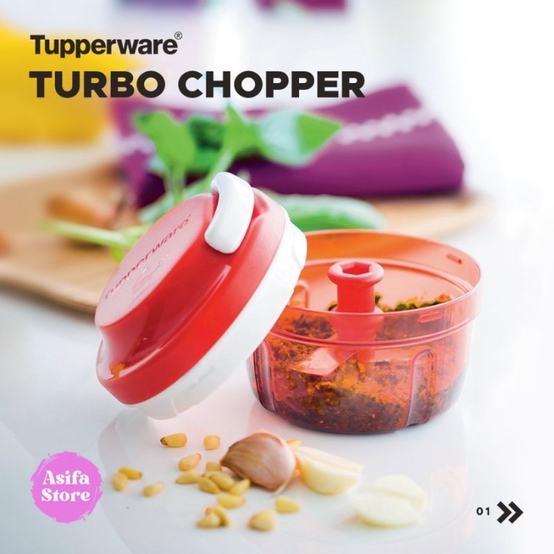 Jual Tupperware Turbo Chopper - Mini Hand Chopper Blender Portable ...