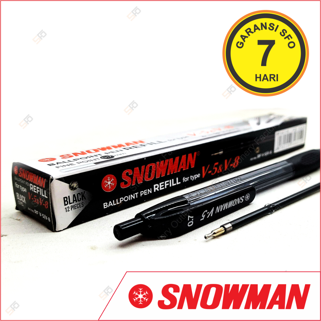 Jual Refill Pen Snowman V5 - SFO Semarang Official | Shopee Indonesia