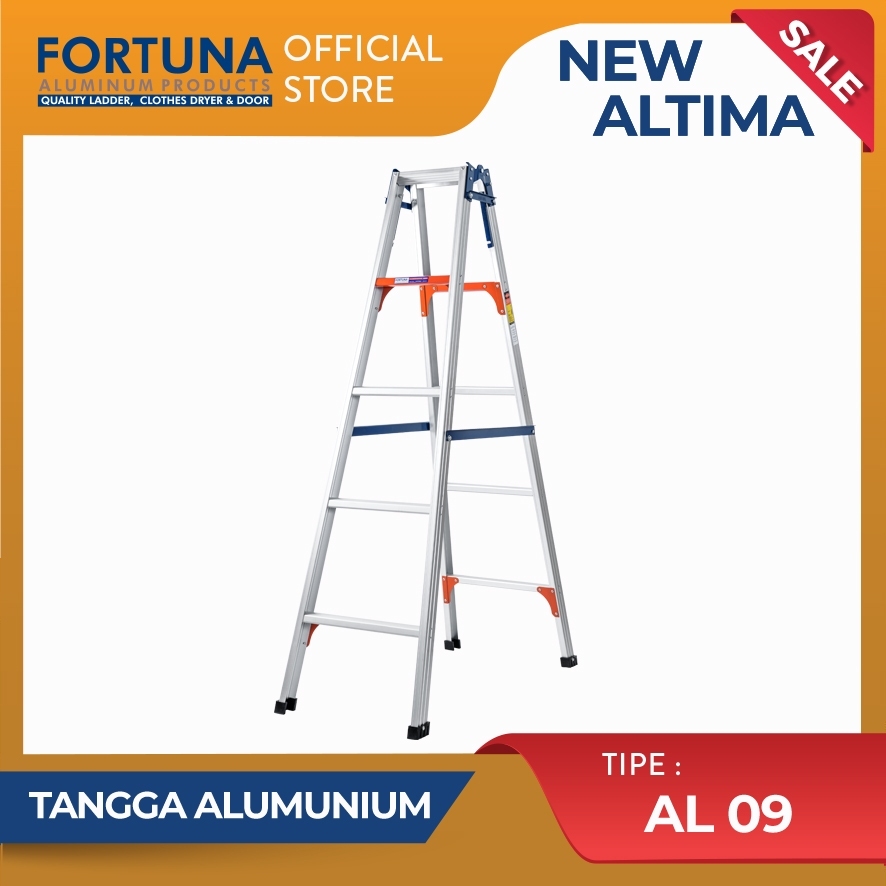 Jual TANGGA LIPAT ALUMINIUM PREMIUM FORTUNA ALTIMA 175 CM | Shopee ...