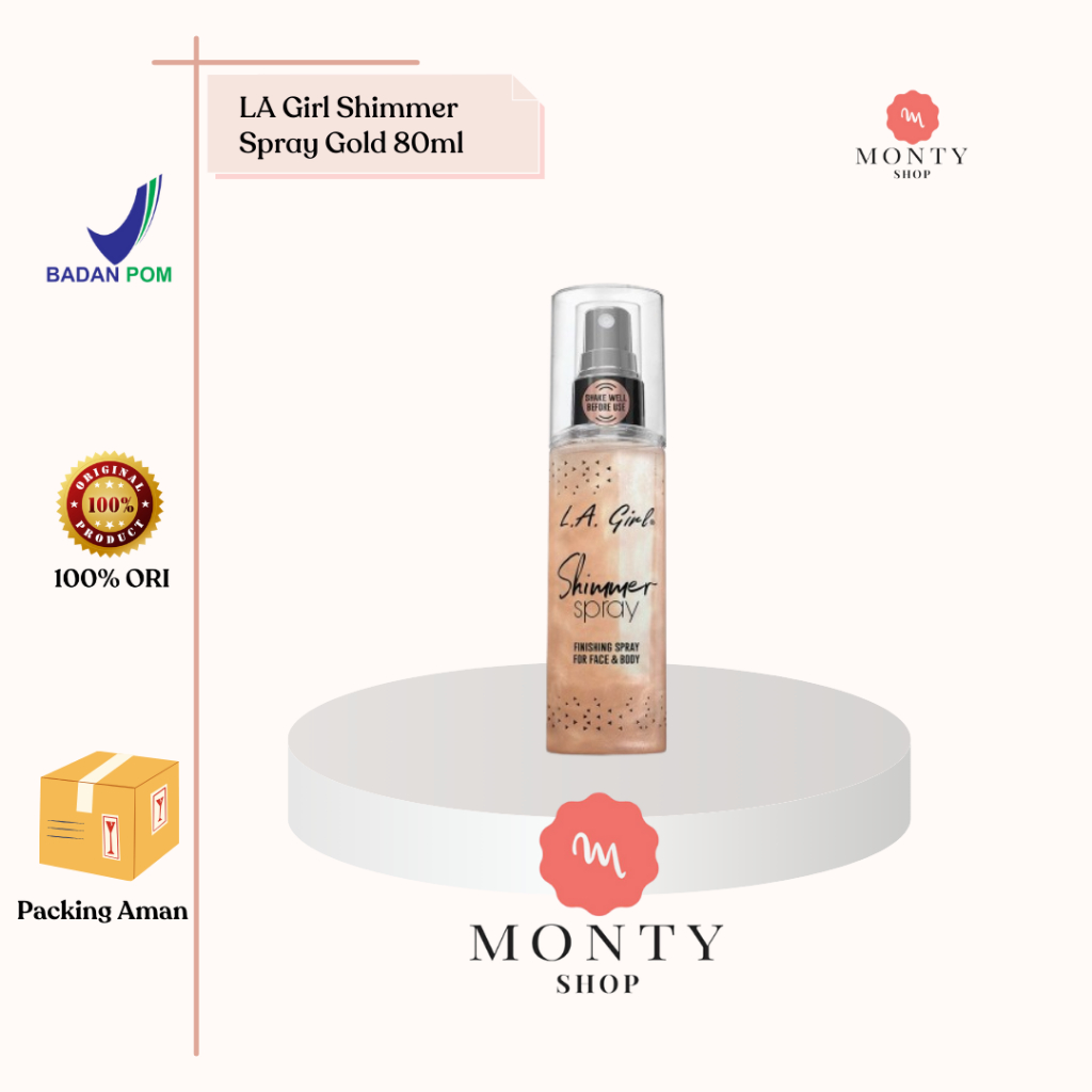 Jual LA Girl Shimmer Spray Rose Gold 80ml / Shimmer Spray LA Girl ...