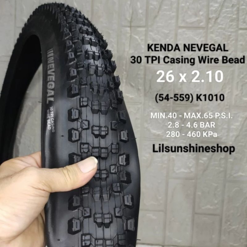 Jual Ban Luar Sepeda MTB 26 x 2.10 KENDA NEVEGAL 26x2.10 Casing Wire Bead | Shopee Indonesia