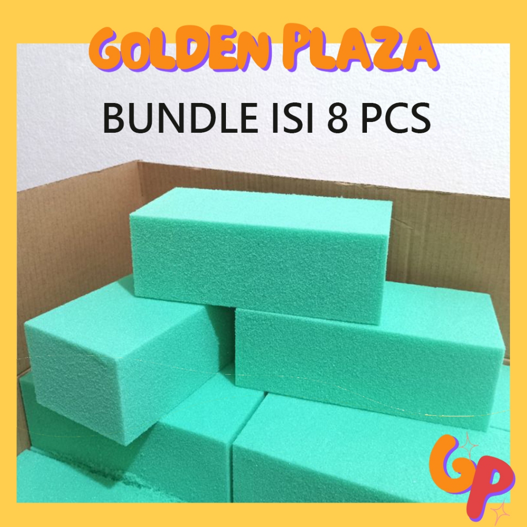 Jual (8 Pcs) Busa Kering Buket/ Floral Foam Busa Kering / Gabus Bunga ...