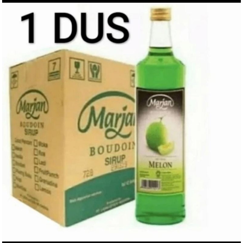 Jual Sirup Marjan Rasa Melon per dus isi 12 botol gojek/ grab only ...