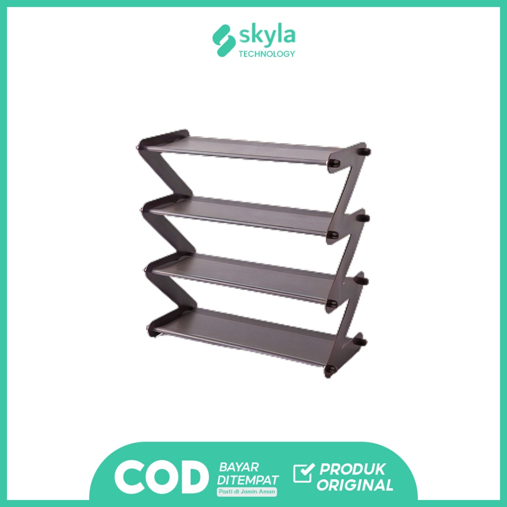 Jual Rak Sepatu Dan Rak Sandal dengan 4 tingkat dengna design meja ...