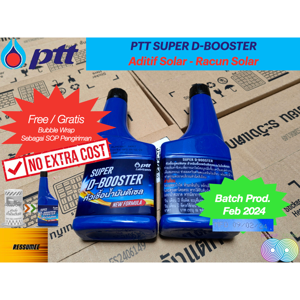 Jual PTT Super D-Booster Aditif Diesel Solar Racun Solar Cetane Booster ...