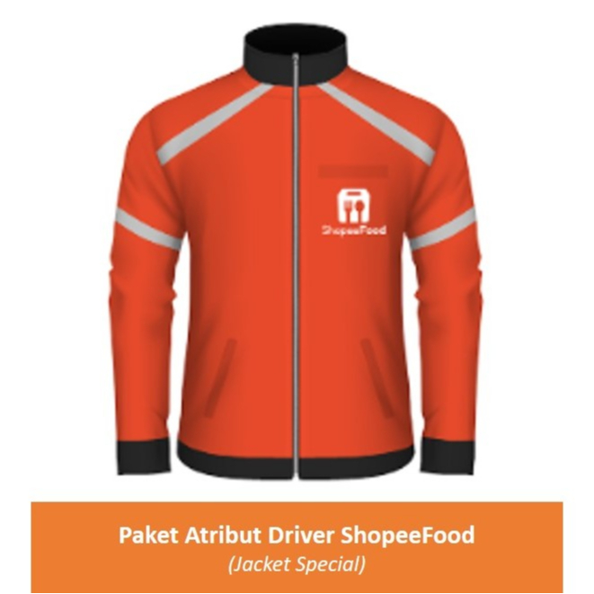 Jual Paket Atribut Driver Shopeefood - Lite Jacket Special | Shopee ...