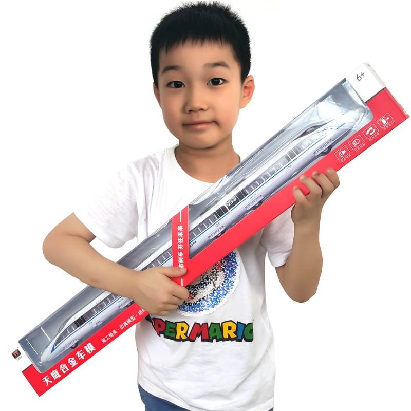 Jual Diecast alloy high-speed Train Fuxing dengan 2 Gerbong Kereta EMU ...