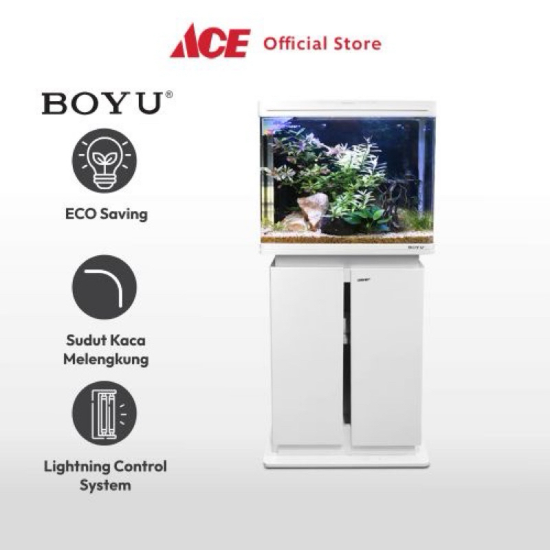 Jual (SECOND) Boyu Set Akuarium Dan Kabinet 125cm X 47cm Ms-520m ...
