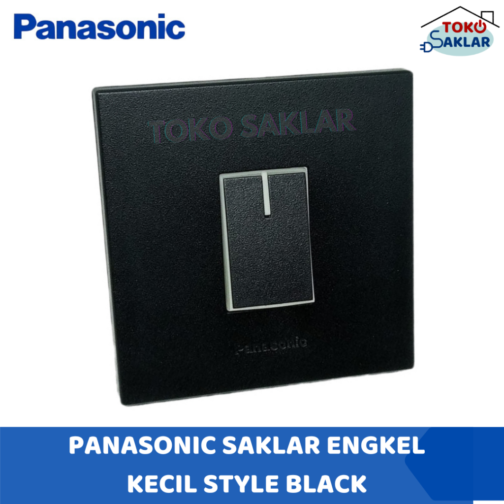 Jual Panasonic Saklar Engkel Kecil Style Black Tanam Saklar Modern ...