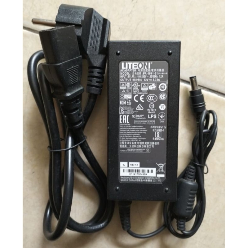 Jual adaptor 12v 3.33a lition original korea | Shopee Indonesia