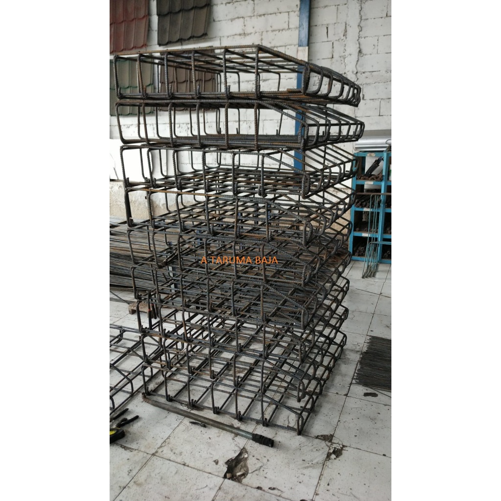 Jual Belum Dirakit, Cakar Ayam Uk.100 x 100 x 20 cm, Besi 13 Ulir, Isi 16 Tulang, Footplate ...