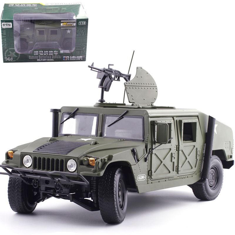 Jual Diecast Militer Alloy Hummer Humvee Scala 1:18 Jeep Perang USA ...
