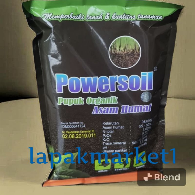 Jual PUPUK ORGANIK POWERSOIL - (ASAM HUMAT/Humic acid 60%) | Shopee ...