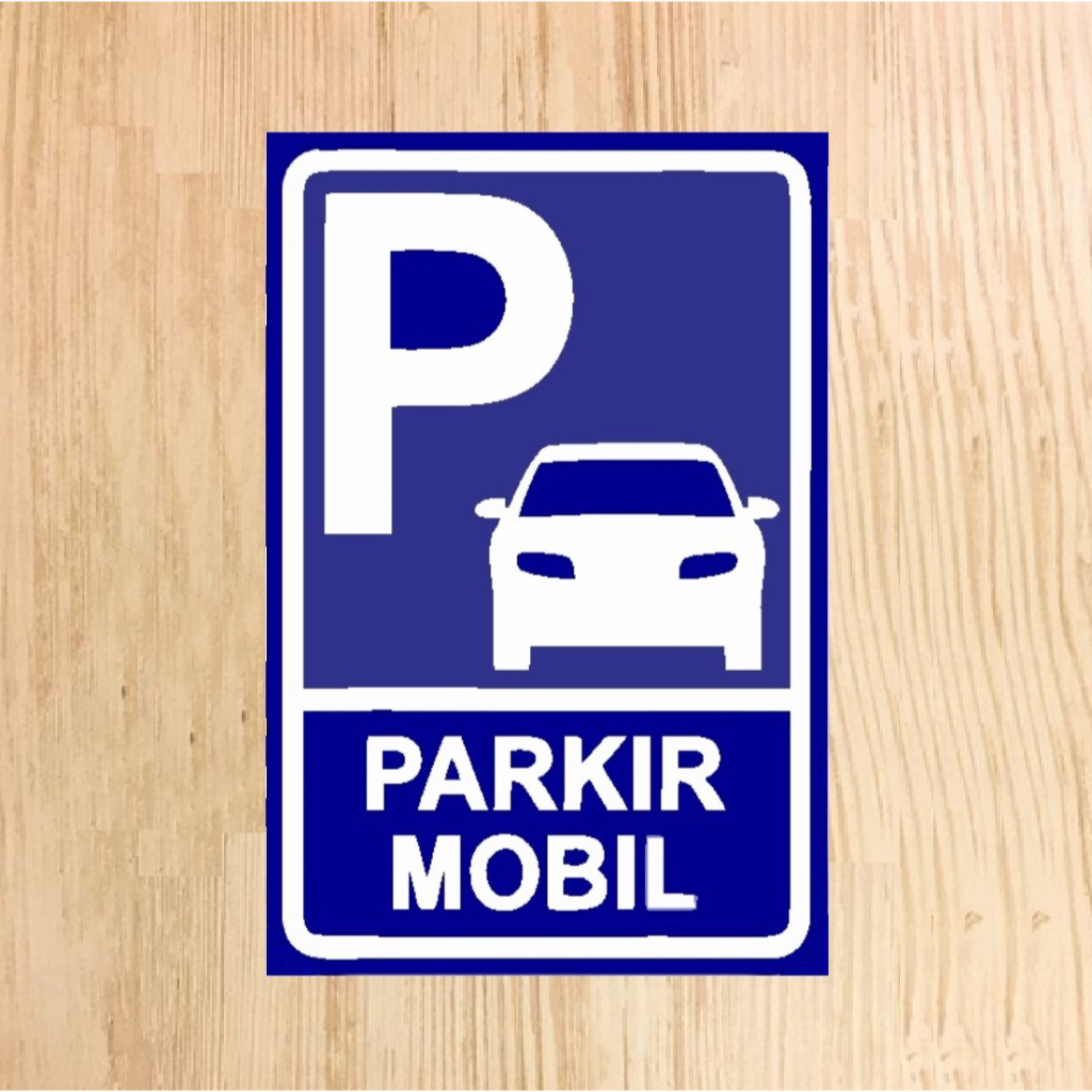 Jual Stiker Area Parkir Mobil | Stiker Area Parkir Mobil Ukuran A3 Plus ...