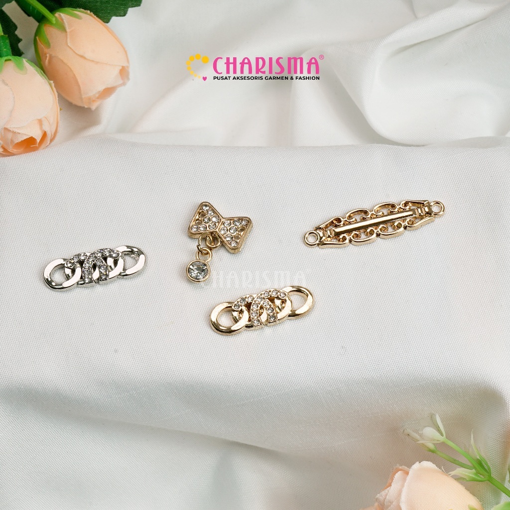 Jual Charisma Label Plat Besi Motif 2 - Label Tag Besi / Plat Hijab ...
