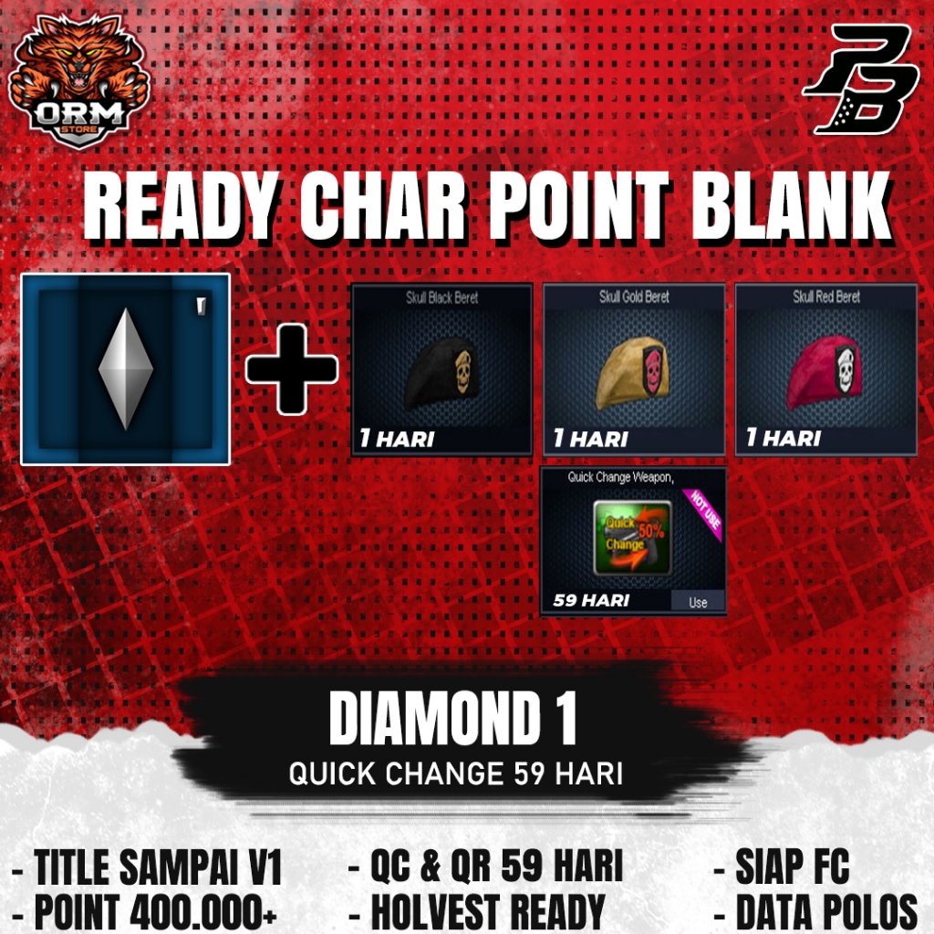 Jual CHAR POINTBLANK / AKUN POINTBLANK / CHAR PB / AKUN PB - DIAMOND 1 ...