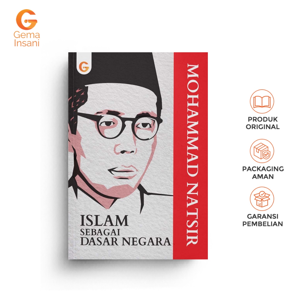 Jual Gema Insani Buku Natsir Islam Sebagai Dasar Negara Islam as State ...