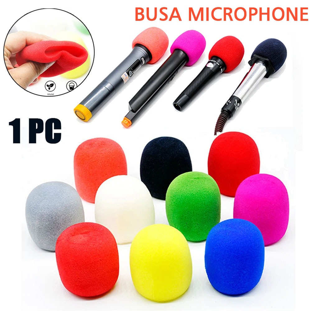 Jual Busa Mic Cover Sarung Kepala Mikrofon 1 PC Polos Ukuran Standar ...