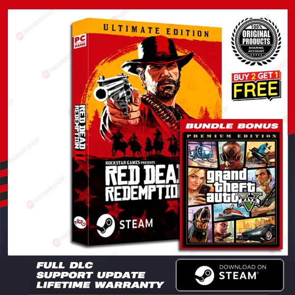 Jual Red Dead Redemption 2 RDR 2 Ultimate Edition Bundle GTA 5 PC ...