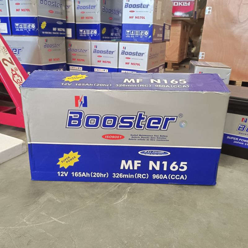 Jual Battery/Aki mobil merk Booster 12V 165AH MF N165 | Shopee Indonesia