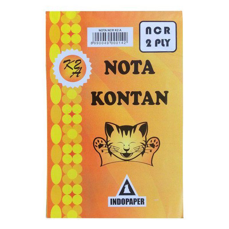 Jual Nota kontan buku nota 2 ply original nota gambar kucing indopaper ...