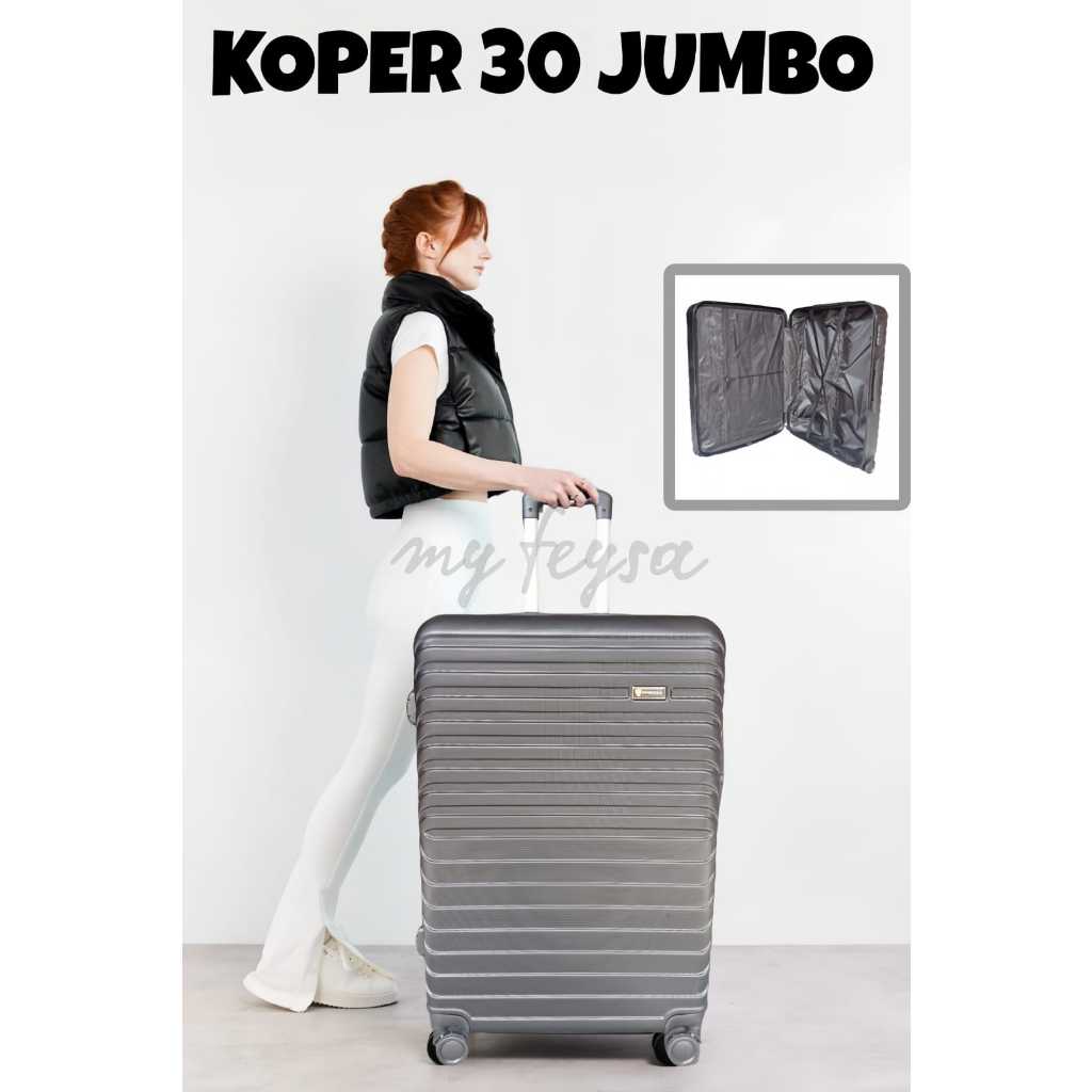 Jual koper 30 inch polycarbonate koper jumbo besar terbesar koper impor ...