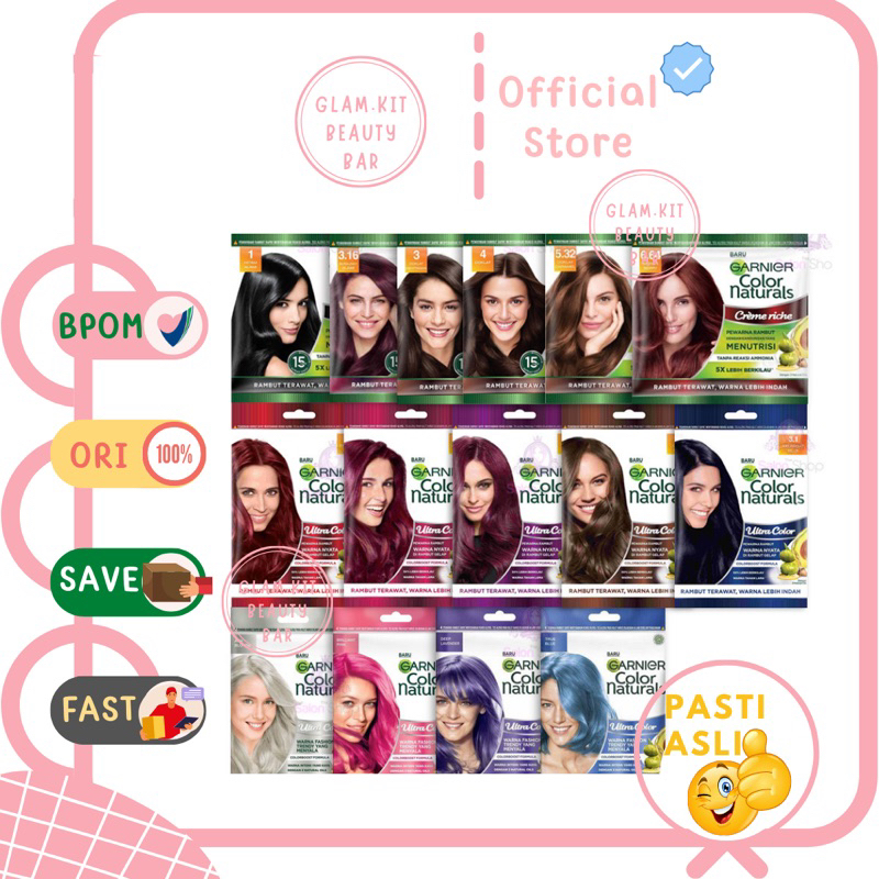 Jual Garnier Hair Color Semir Rambut Sachet | Shopee Indonesia