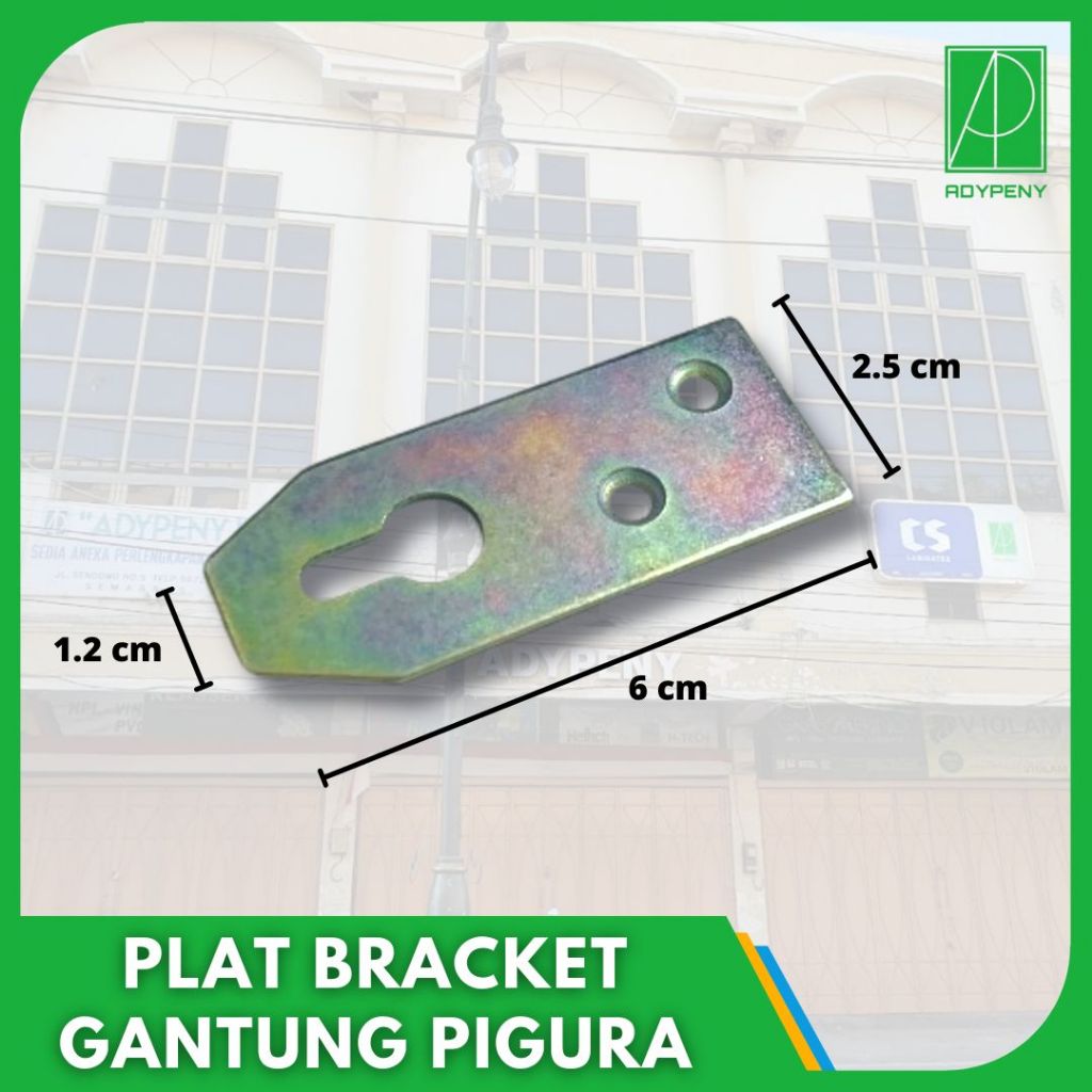 Jual Plat Bracket Gantungan Pigura Galvanis Bingkai Frame Cantolan ...