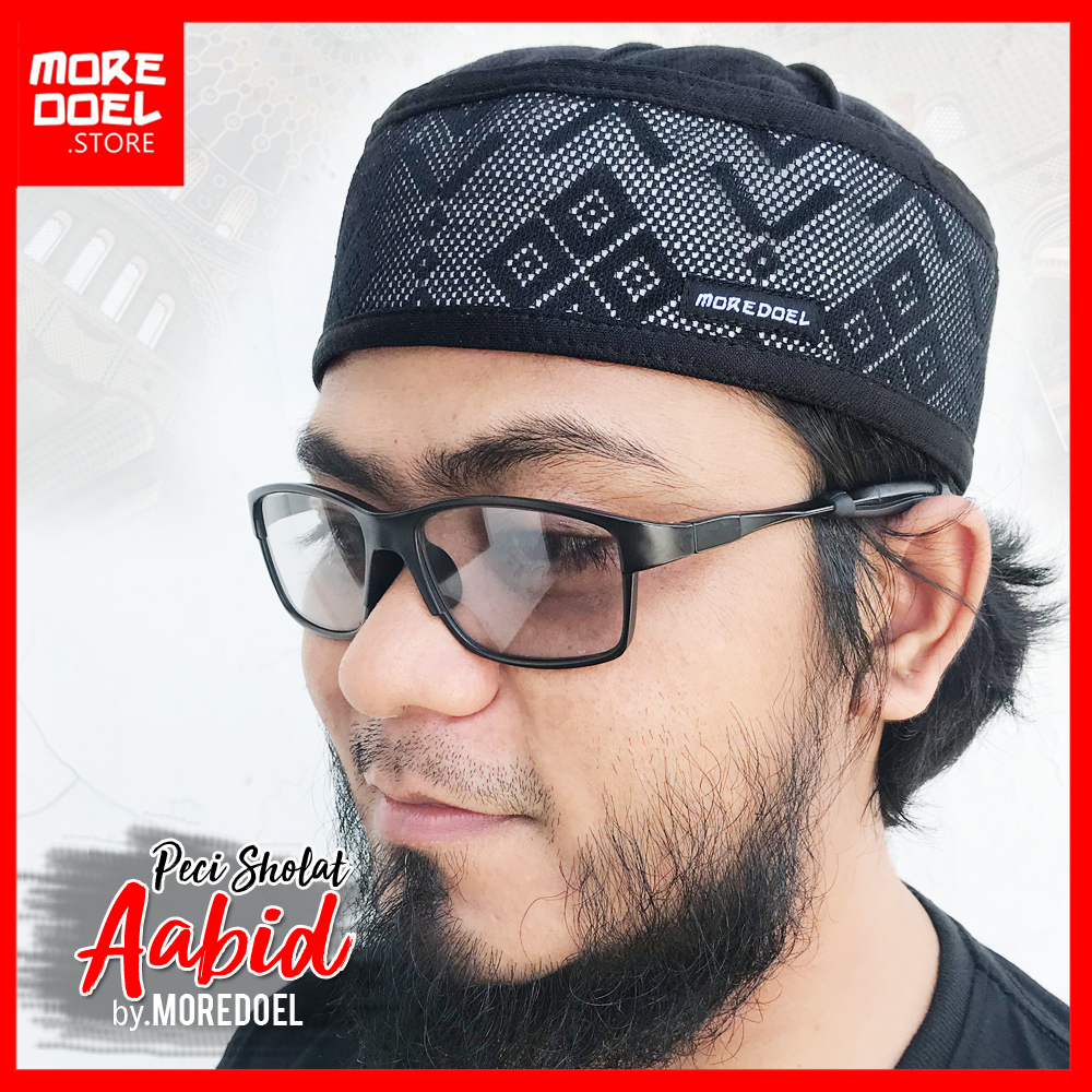 Jual MOREDOEL - Kopiah Peci Hitam Peci Dewasa Motif Aabid By Moredoel Mewah dan Elegant Nyaman ...