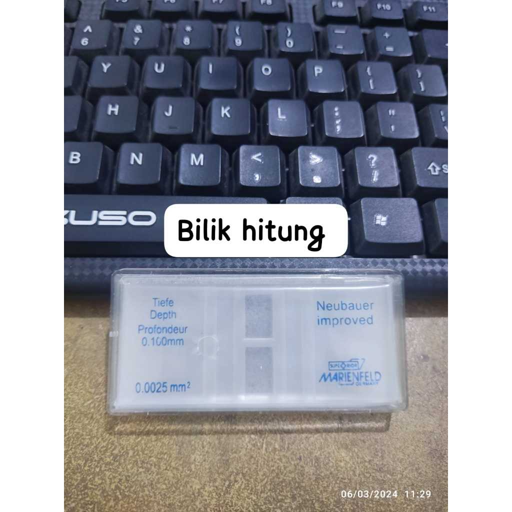 Jual BILIK HITUNG | NEUBAUER IMPROVED TIEFE DEPTH | LABORATORIUM KLINIK ...